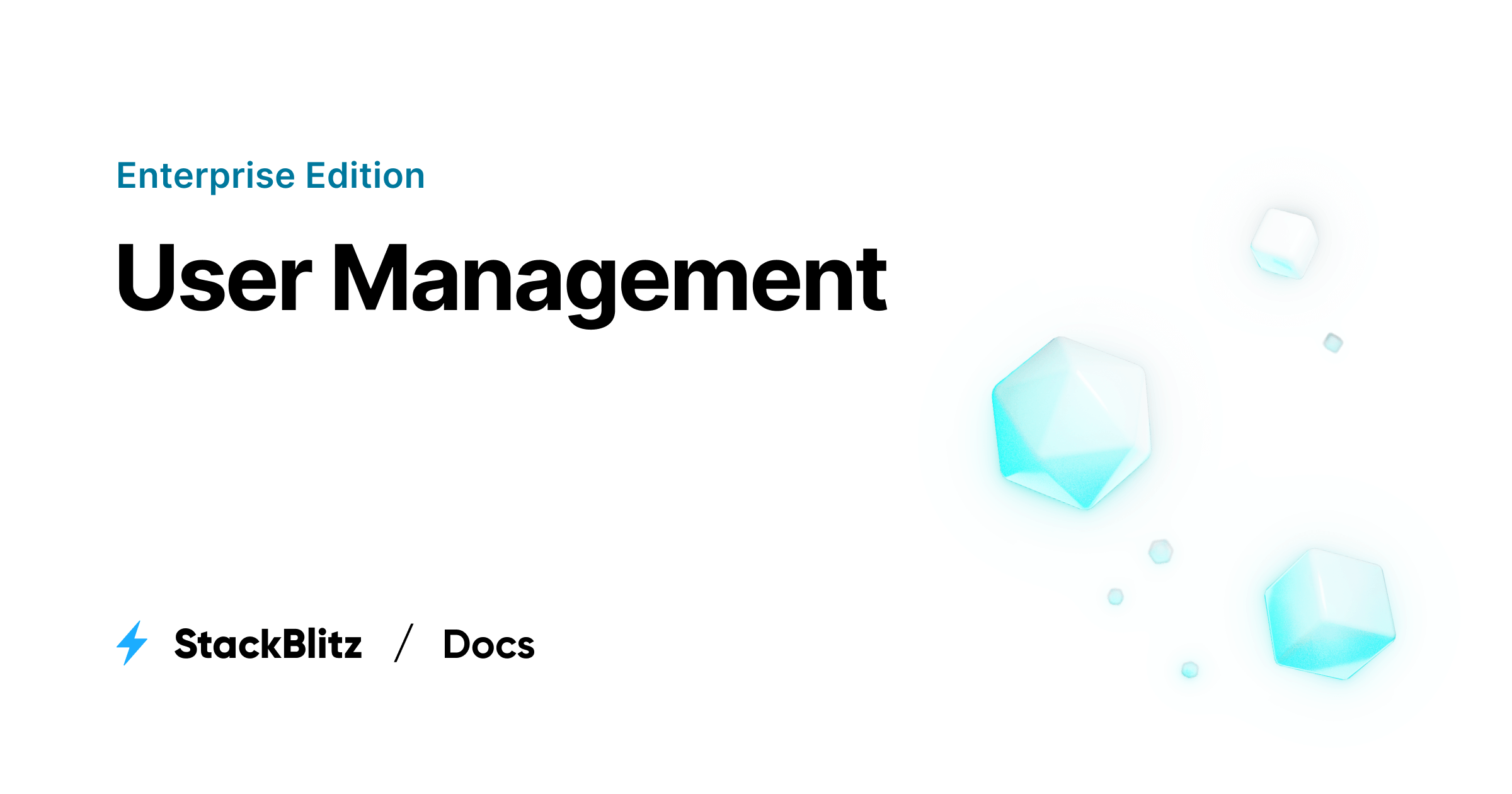 User Management | StackBlitz Docs