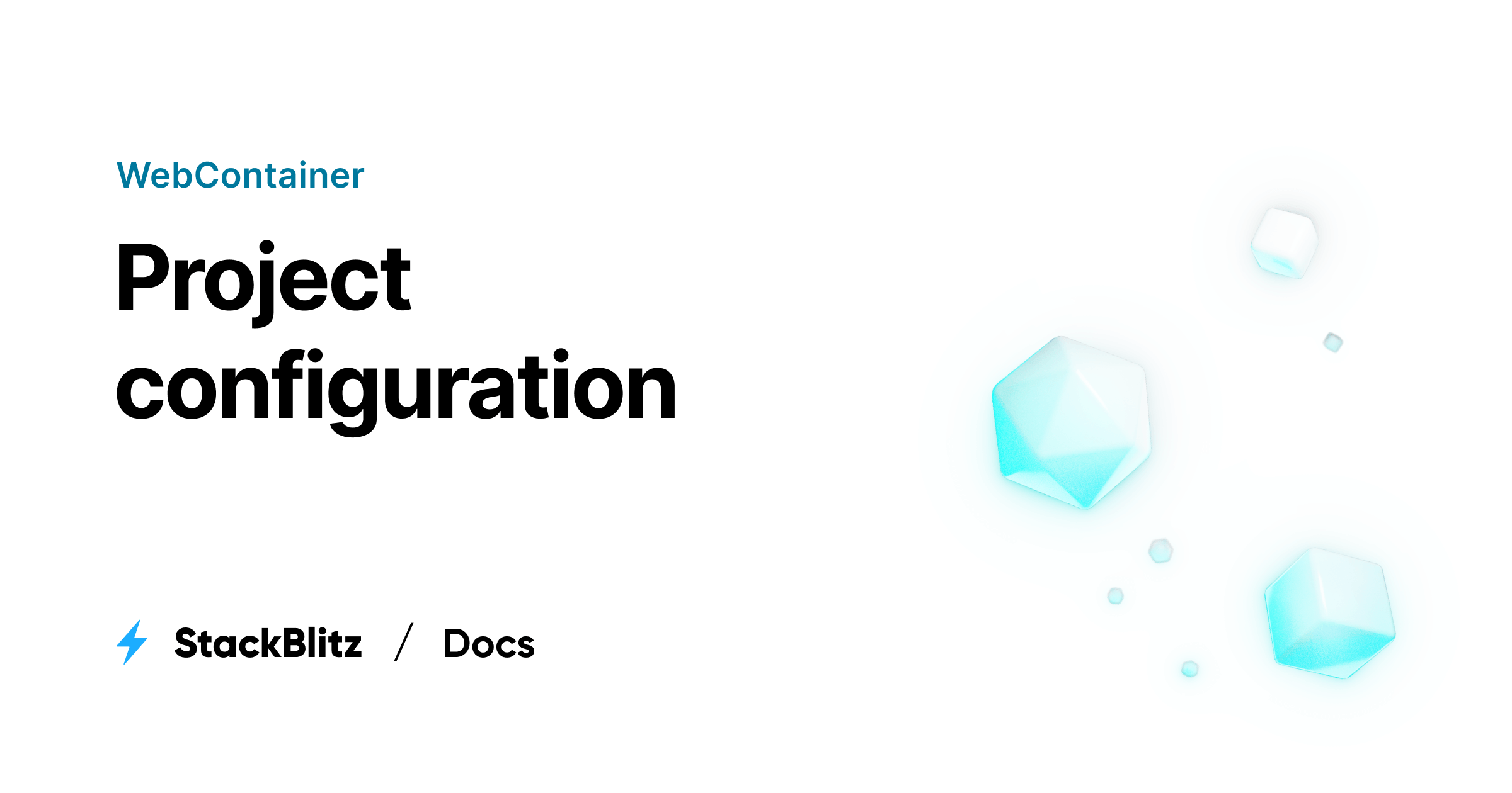 Project Configuration StackBlitz Docs